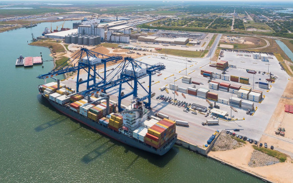 Port Freeport Container Storage Terminal - Texas Sterling Construction Co.